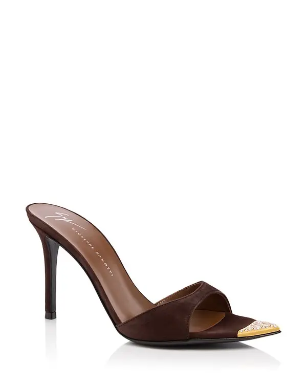 GIUSEPPE ZANOTTI Intriigo Embellished Toe Slide Sandals