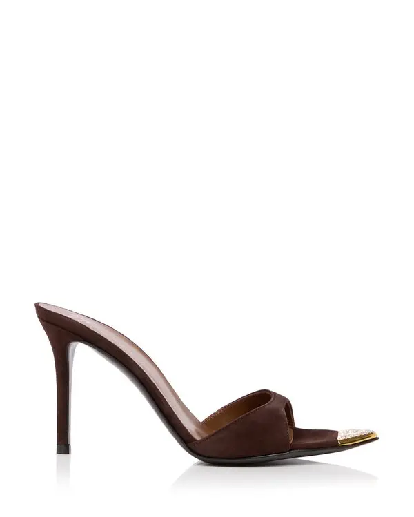 GIUSEPPE ZANOTTI Intriigo Embellished Toe Slide Sandals