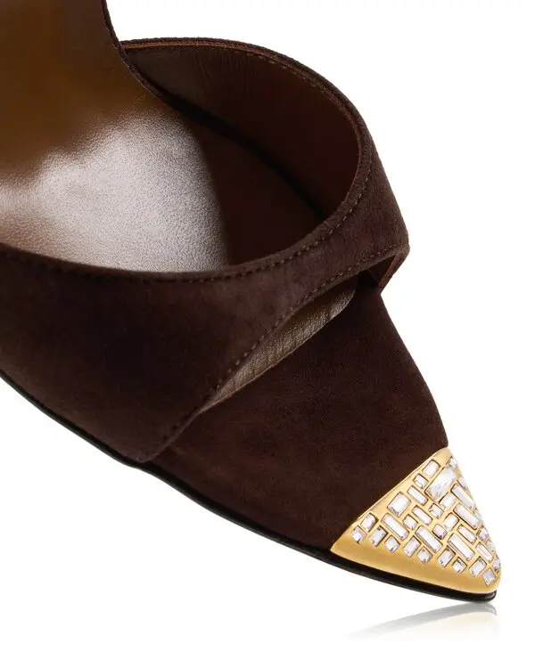 GIUSEPPE ZANOTTI Intriigo Embellished Toe Slide Sandals