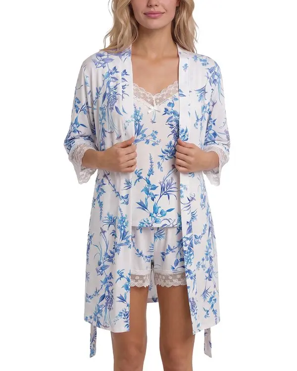 Flora Nikrooz Willa Robe & Shorts Pajama Set