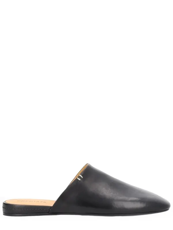 Premiata Leather Mule Loafer - Black