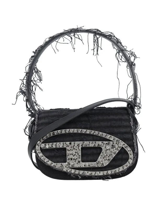 DIESEL® Cotton-blend Crossbody Bag - Nero