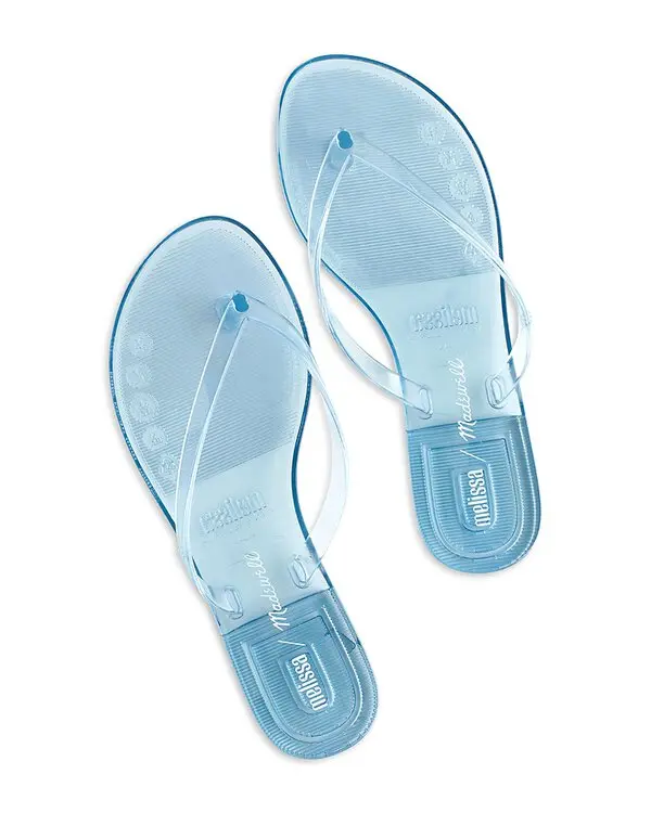 Madewell X Melissa Jelly Thong Sandals - Blue