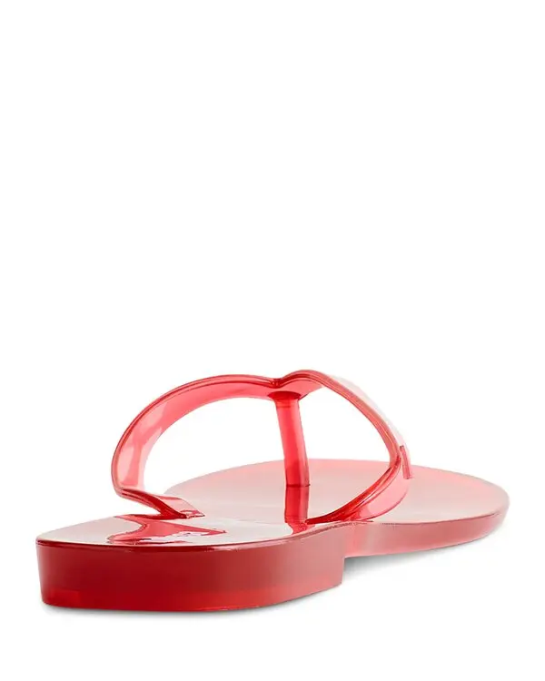 Madewell X Melissa Jelly Thong Sandals - Red