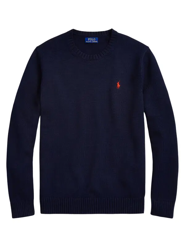 Ralph Lauren Classic Cotton Sweater For - Navy