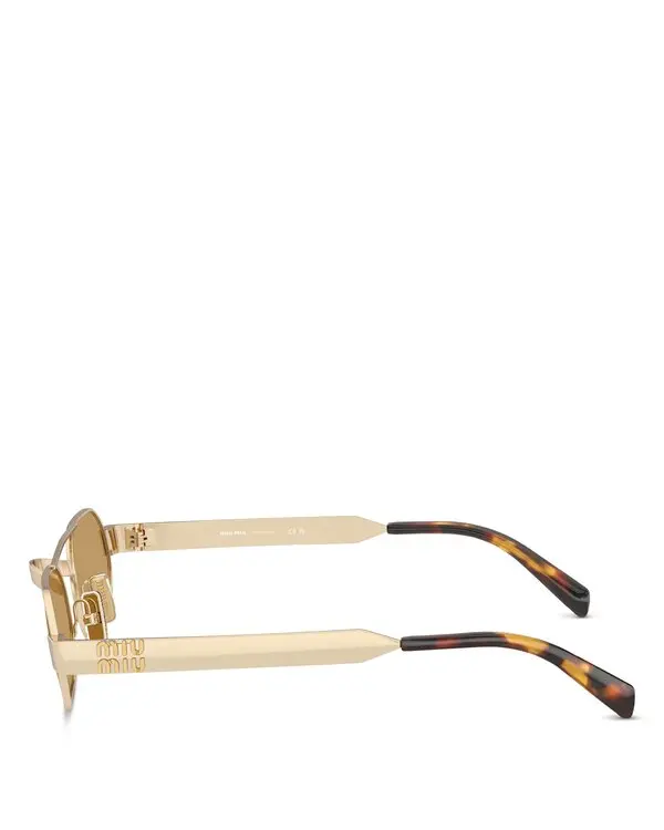 Miu Miu Oval Sunglasses, 52mm