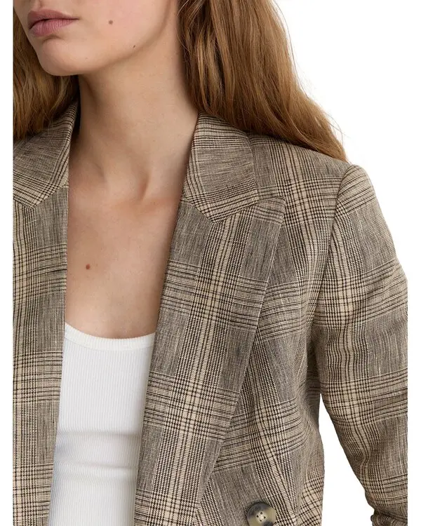 REISS Petite Sybil Linen Blazer
