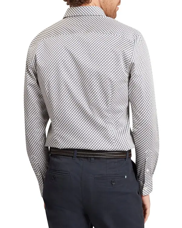 Ted Baker London Grelish Slim Fit Micro Pattern Shirt - Grey