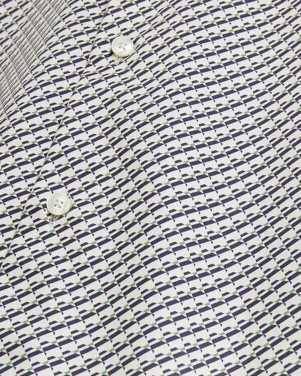 Ted Baker London Grelish Slim Fit Micro Pattern Shirt - Grey