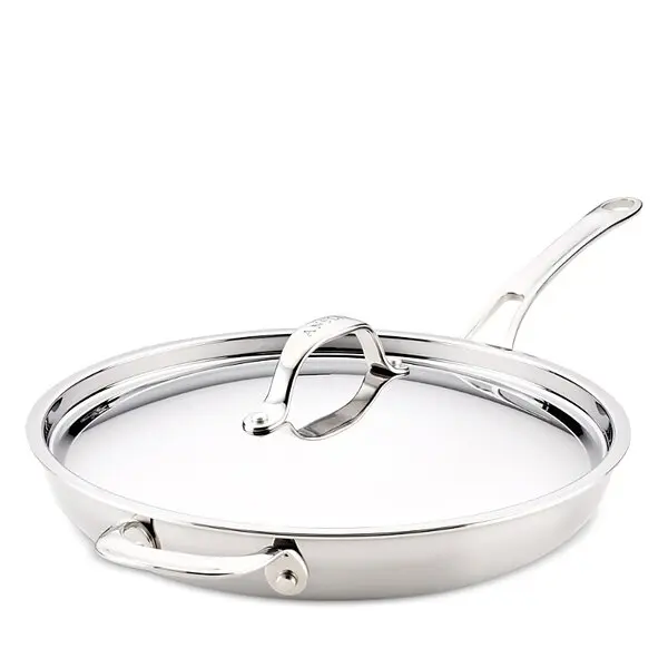 ANOLON Everlast Tri Ply Clad 12.5 Frying Pan With Lid