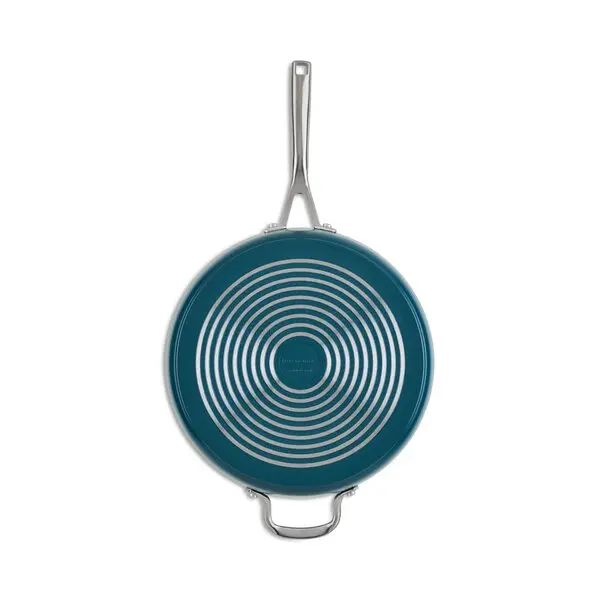 KITCHENAID Hard Anodized Ceramic Induction Saute Pan With Lid - Blue