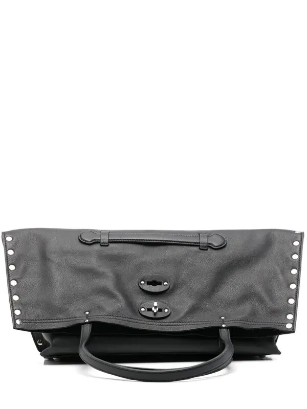 ZANELLATO A'spasso Medium Leather Handbag - Black
