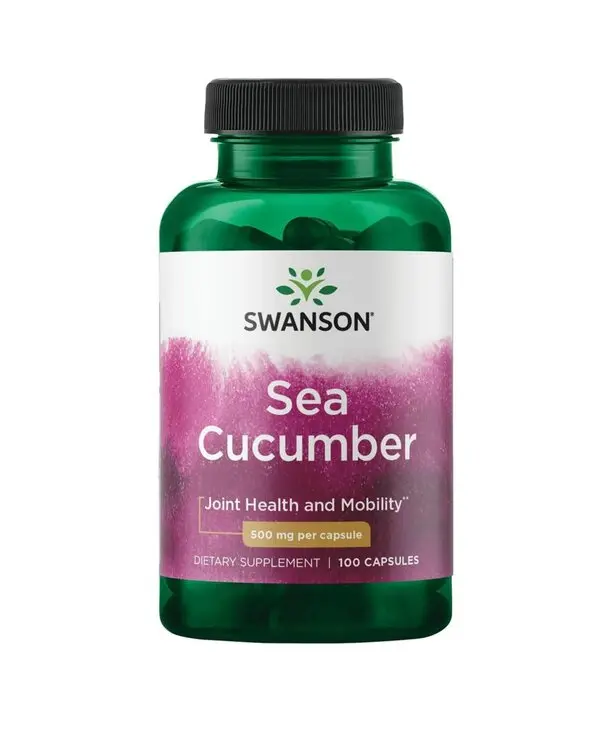SWANSON Sea Cucumber Quality Supplement For Joint Health And Mobility Supports Cartilage And Connective Tissue 100 Capsules - No Color