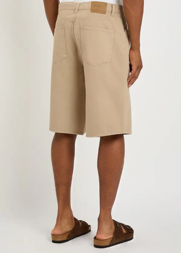 WAX LONDON Luca Cotton-twill Shorts