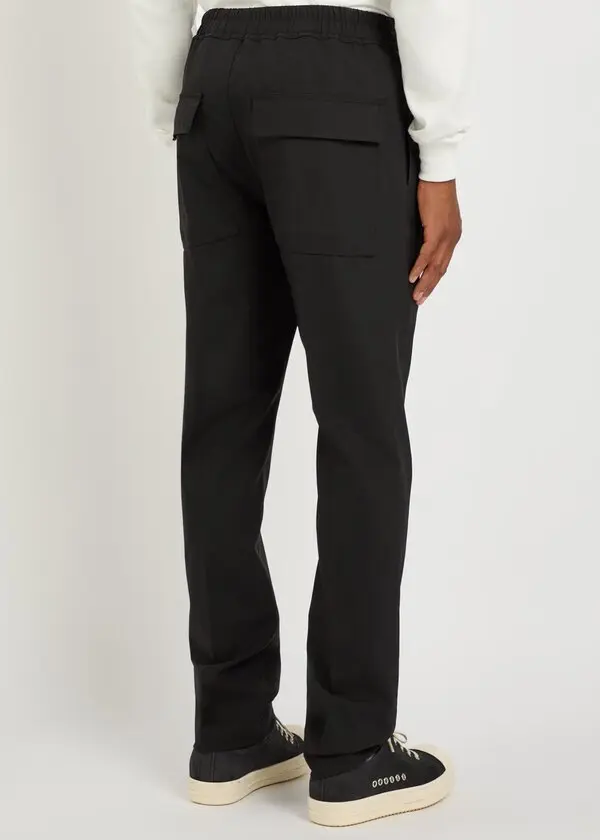 Rick Owens Slim-leg Stretch-wool Sweatpants