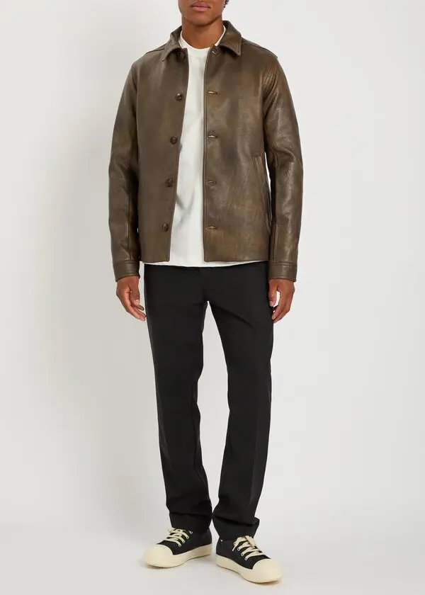 Rick Owens Slim-leg Stretch-wool Sweatpants