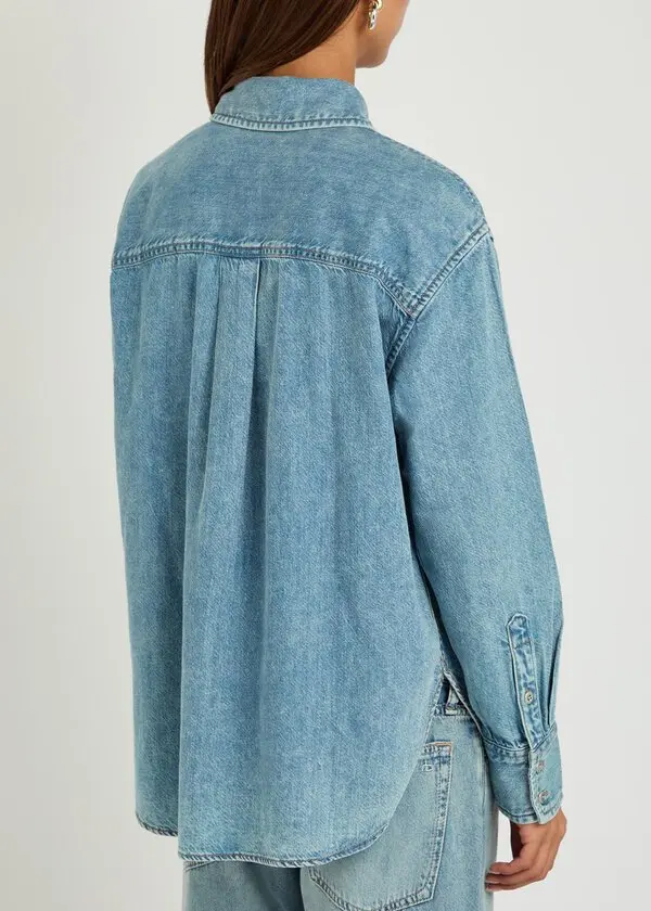 Rag & Bone Connie Denim Shirt - Blue