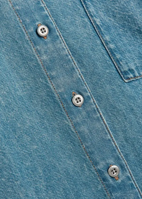 Rag & Bone Connie Denim Shirt - Blue