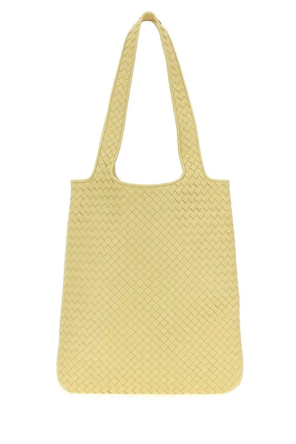 Bottega Veneta Woven Leather Shoulder Bag - Yellow