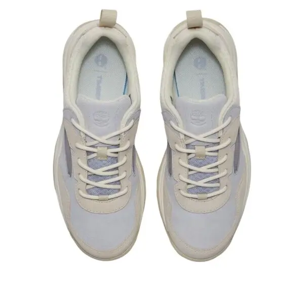 Timberland White Ledge Low Top Lace Up Sneakers - Light Blue/beige