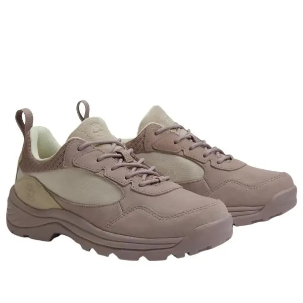 Timberland White Ledge Low Leather Sneakers - Light Purple