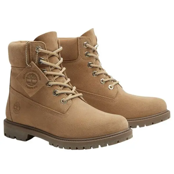 Timberland Premium 6-inch Lace-up Waterproof Boots - Medium Beige