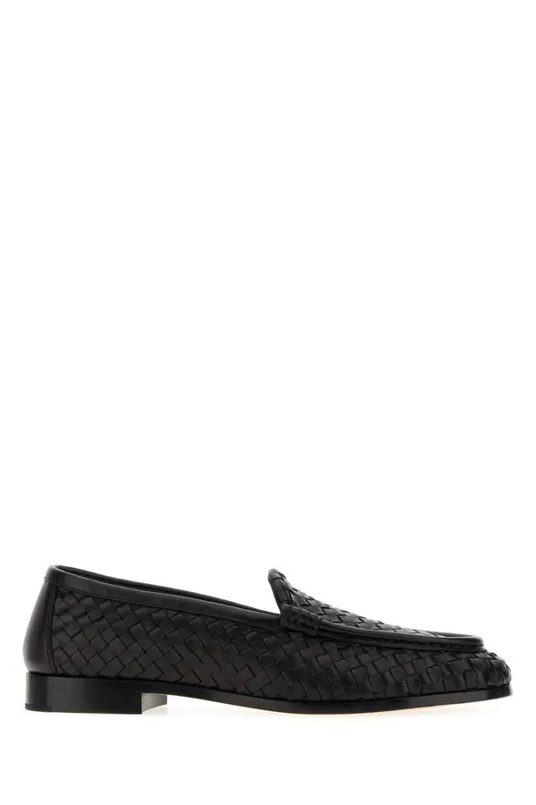 Bottega Veneta Leather Loafers - Black