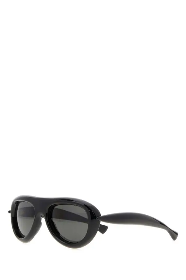 Bottega Veneta Acetate Sardine Sunglasses - Black