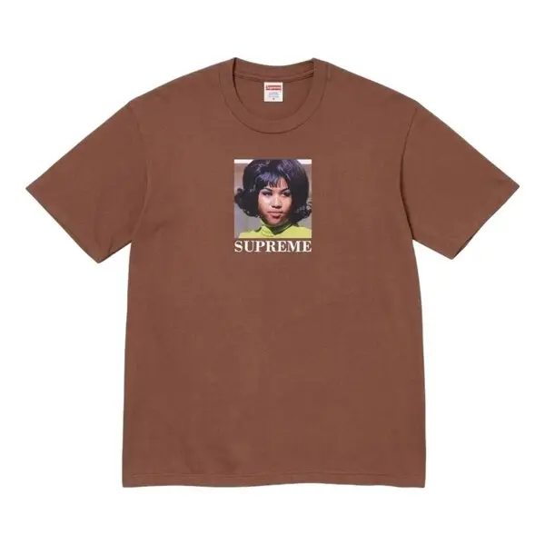 Supreme Ss26 Aretha T-shirt - Brown