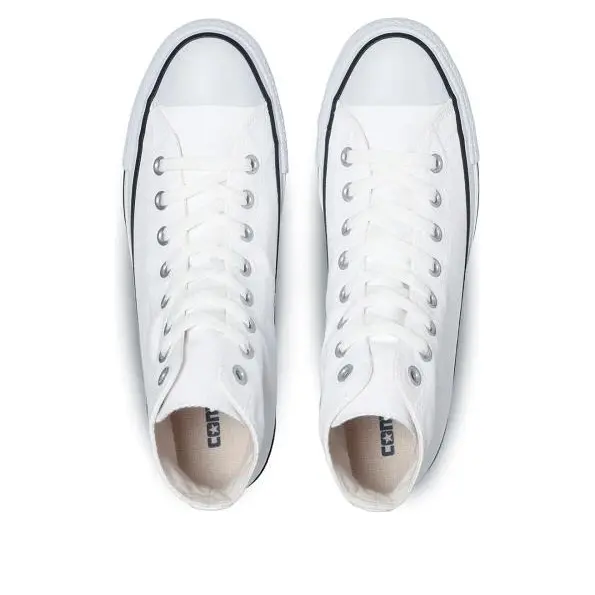 CONVERSE Chuck Taylor All Star Hi "100 Anniversary White" Sneakers - White/black