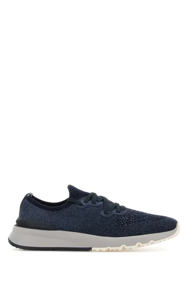 Brunello Cucinelli Melange Fabric Sneakers