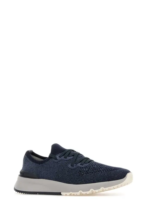 Brunello Cucinelli Melange Fabric Sneakers