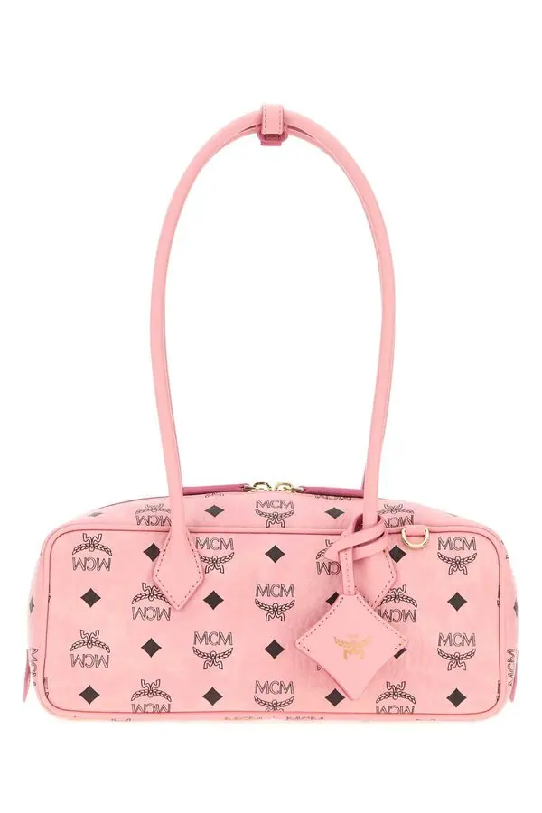 Mcm Printed Canvas Small Aren Shoulder Bag - Multicolor