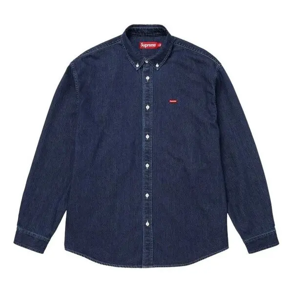 Supreme Small Box Denim Shirt - Indigo