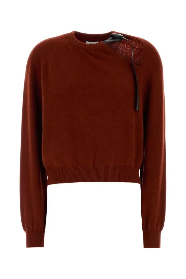 FERRAGAMO Wool Blend Sweater - Red