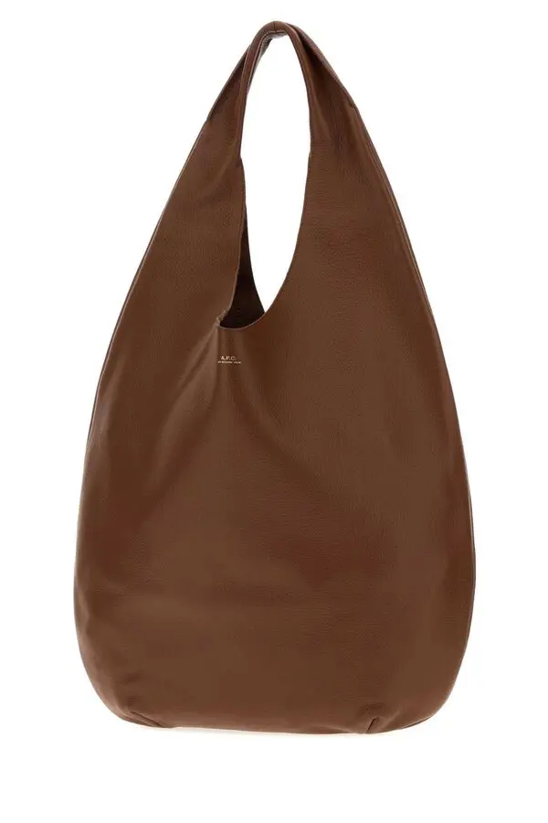 A.p.c. Le Neige" Leather Shoulder Bag - Brown