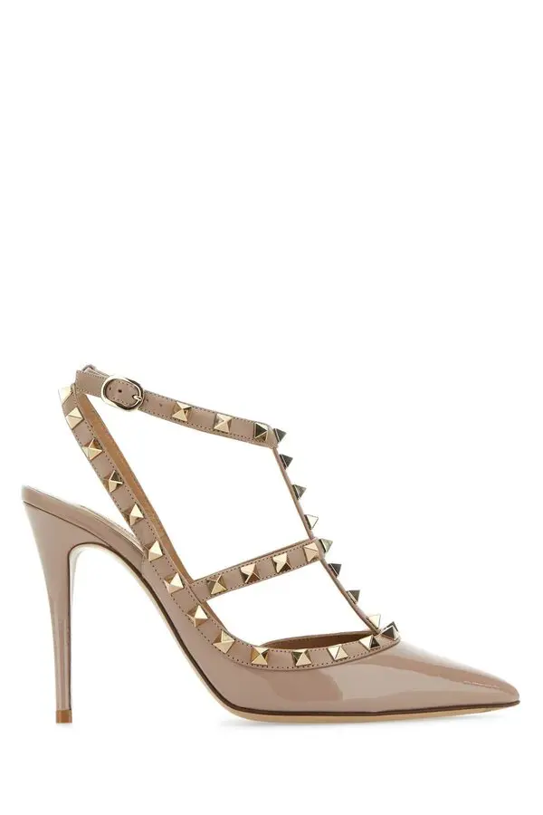 Valentino Garavani Light Leather Rockstud Pumps - Pink