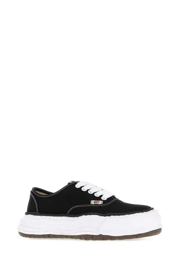 Mihara Yasuhiro Canvas Baker Sneakers - Black