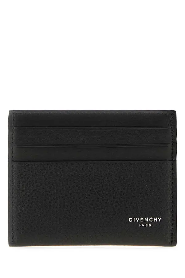 Givenchy Leather Card Holder - Black