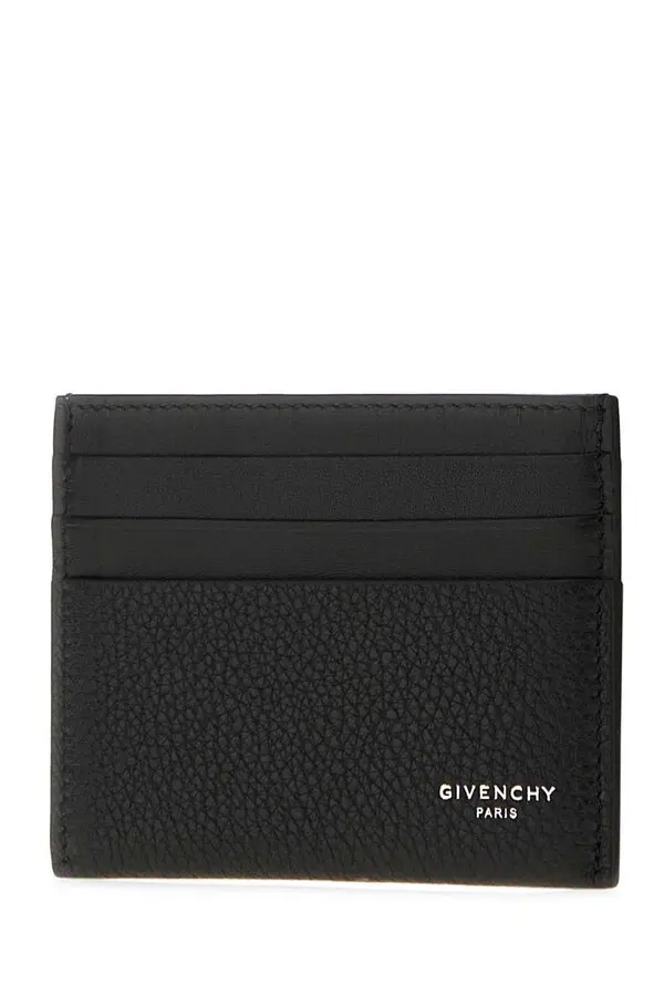 Givenchy Leather Card Holder - Black