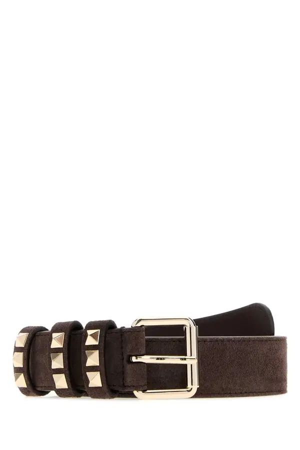 Valentino Garavani Rockstud Belt - Brown