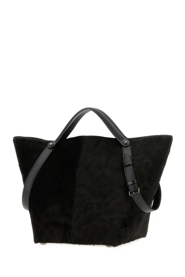 MAISON MARGIELA Printed Calf Hair Tote Bag - Multicolor