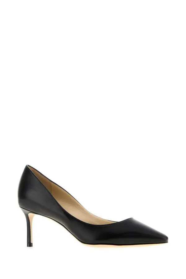 JIMMY CHOO Romy 60 Leather Pumps - Black