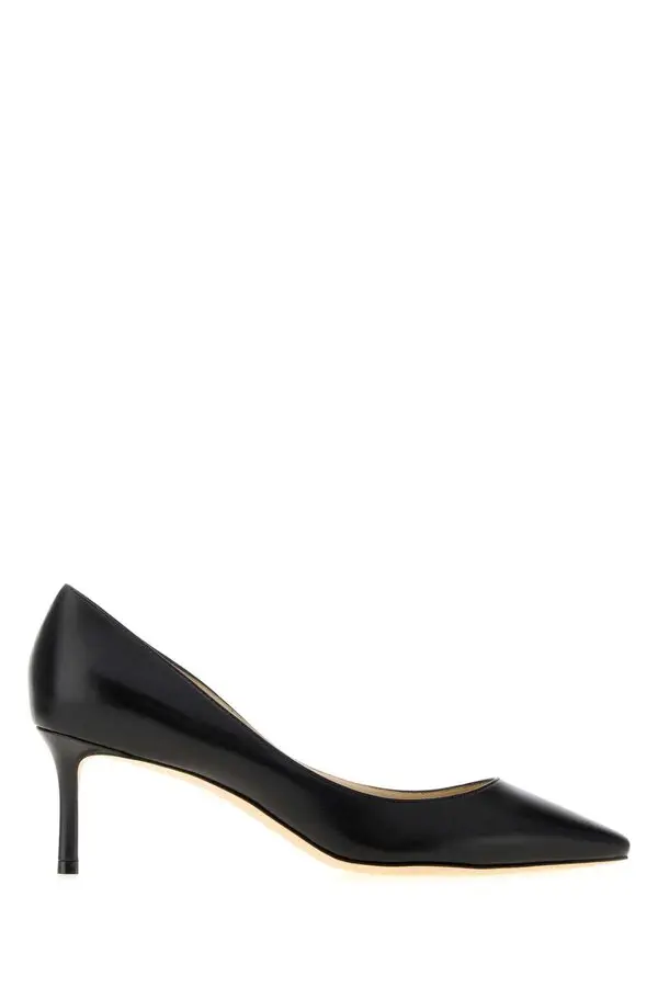 JIMMY CHOO Romy 60 Leather Pumps - Black