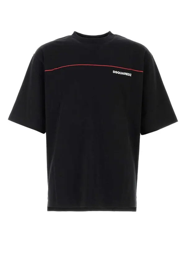 Dsquared2 Cotton Oversize T-shirt - Black
