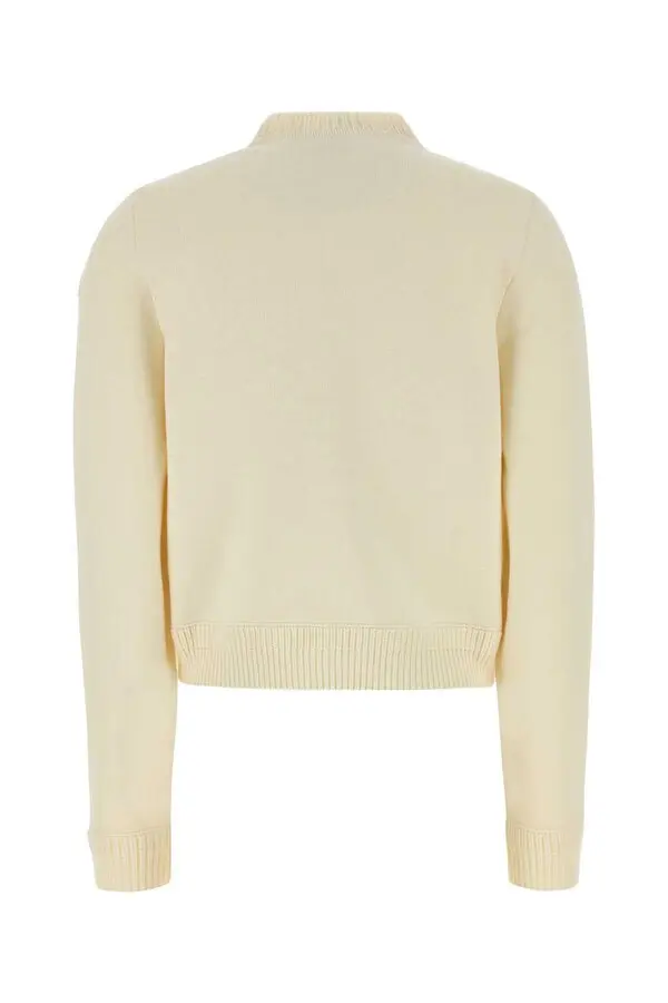 Moncler Ivory Cotton Cardigan