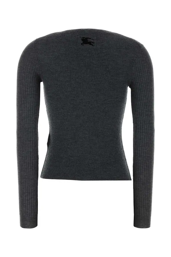 Burberry Dark Grey Cashmere Cardigan
