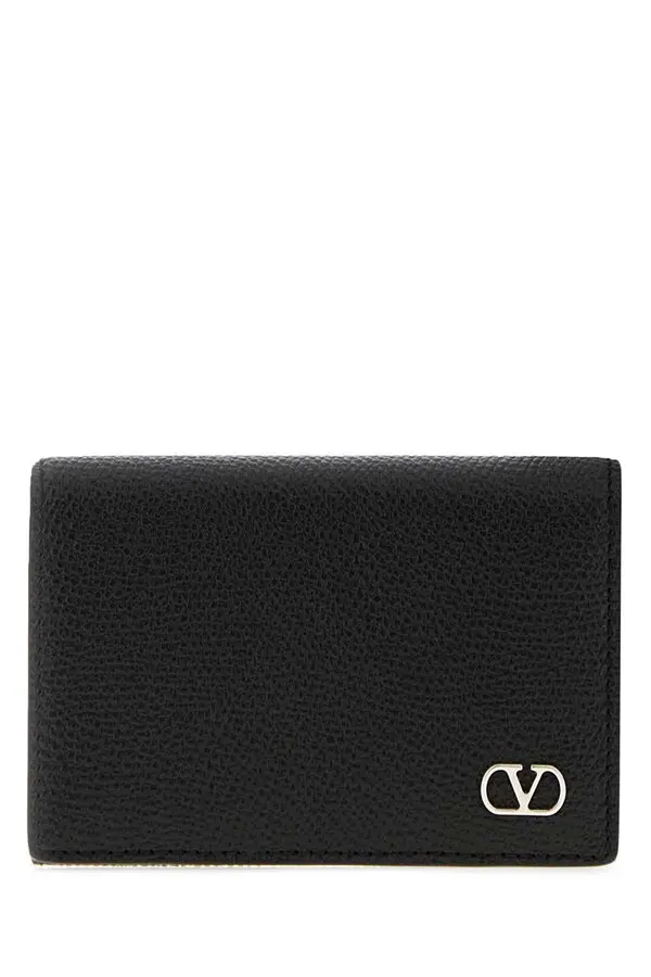 Valentino Garavani Leather Wallet - Black