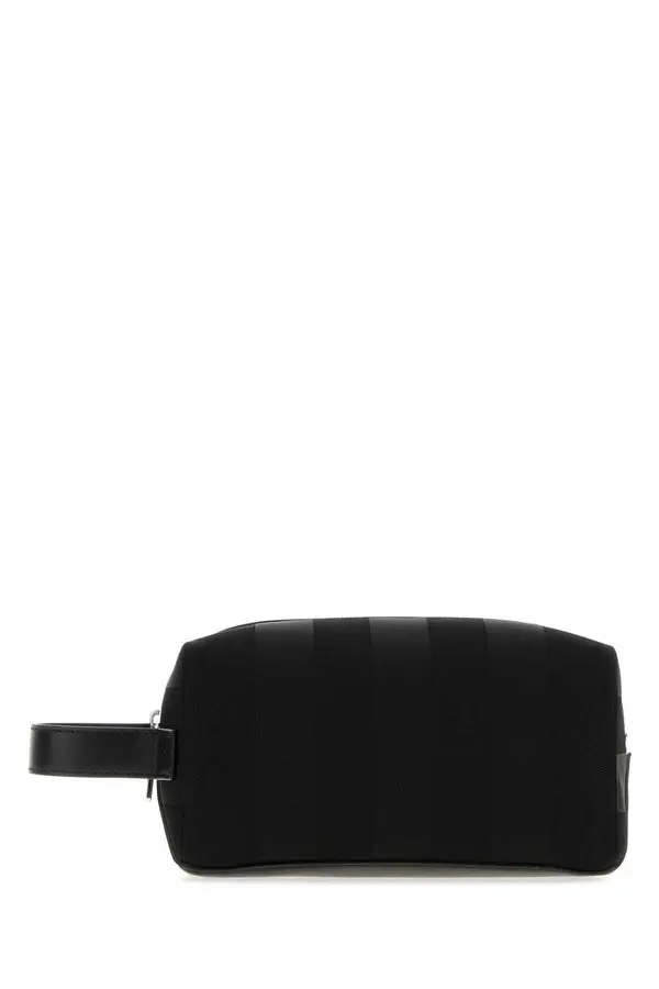 Fendi Canvas Beauty Case - Black