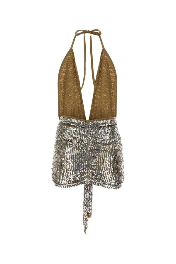 Dsquared2 Embellished Wool Mini Dress